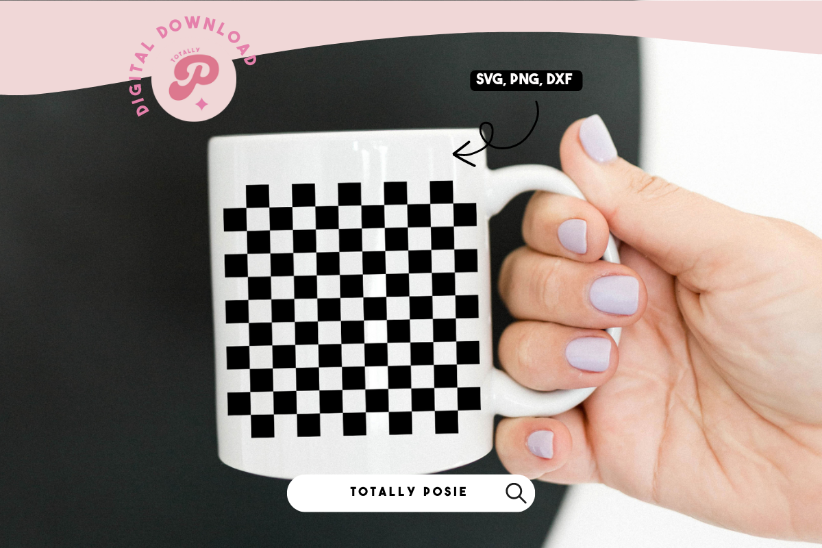 Classic Checkerboard Pattern with Striking Black and White Squares | Jiffy Designs