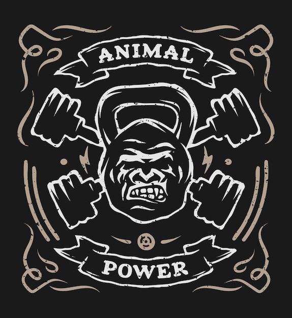 Powerful Emblem of Fierce Animal Strength and Determination | Jiffy Designs