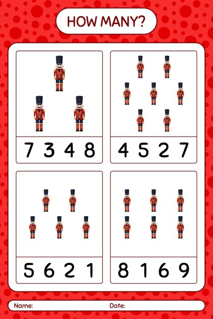 Counting Toy Soldiers on a Festive Red Background | Jiffy Designs