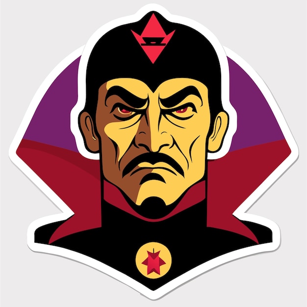 Striking Superhero Portrait with Bold Geometric Design | Jiffy Designs