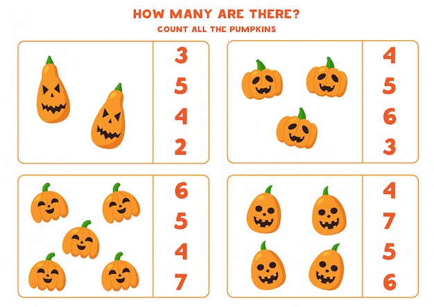 Counting All the Festive Pumpkins in this Halloween Collection | Jiffy ...