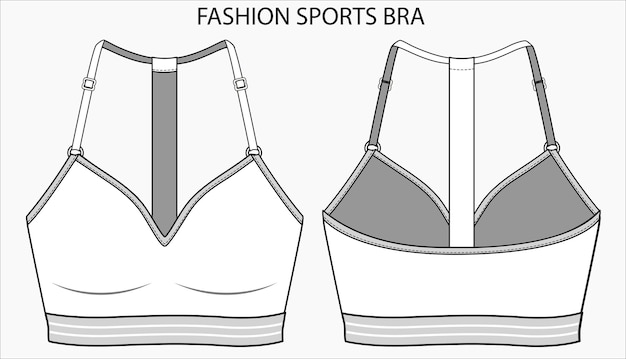 Stylish Sports Bra with Supportive Design | Jiffy Designs