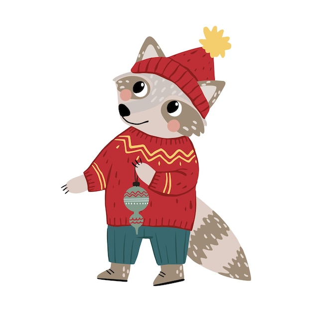 Adorable Woodland Creature in Cozy Winter Attire | Jiffy Designs