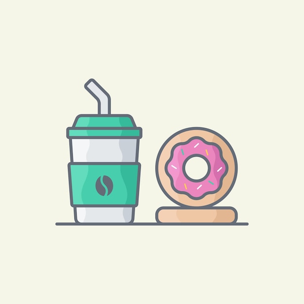 Refreshing Beverage and Delectable Donut Duo | Jiffy Designs