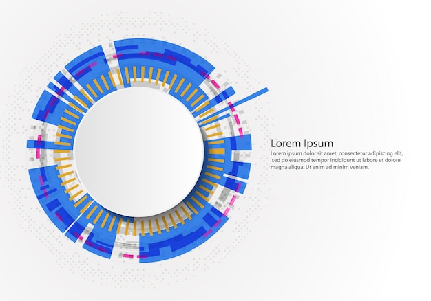 Vibrant Concentric Circles: A Dynamic Graphic Design | Jiffy Designs