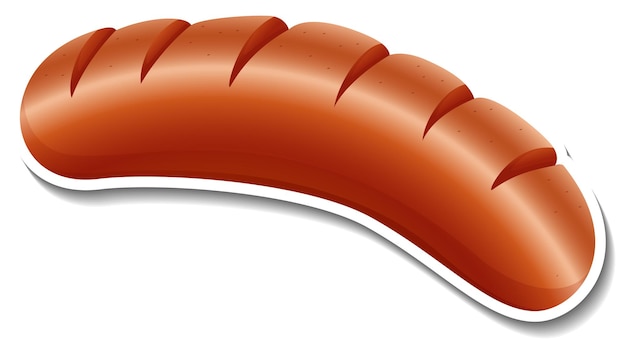 Vibrant Sausage-Shaped Graphic Design Element | Jiffy Designs