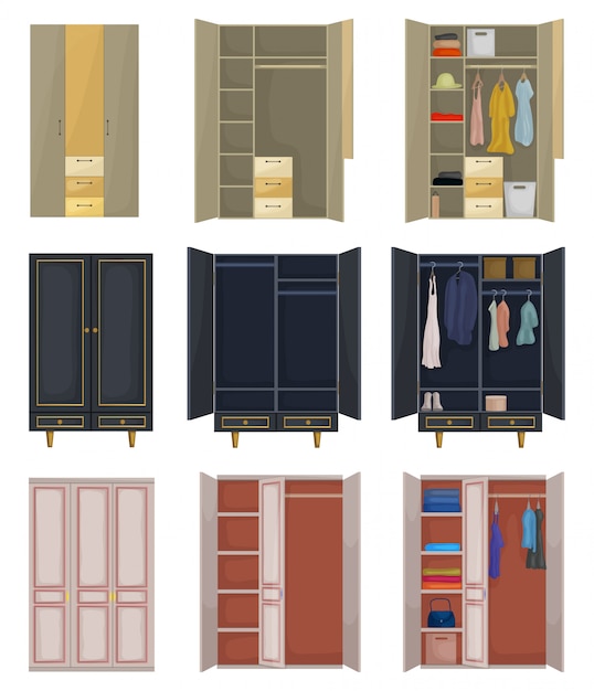 Diverse Closet Designs with Vibrant Color Schemes and Storage | Jiffy ...