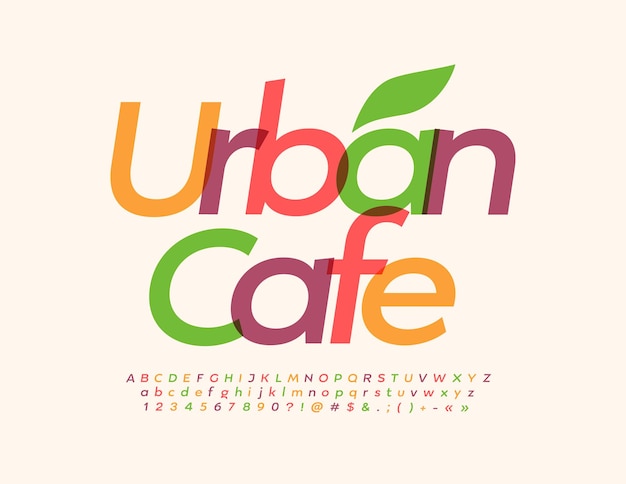Vibrant and Playful Urban Cafe Logo Design | Jiffy Designs
