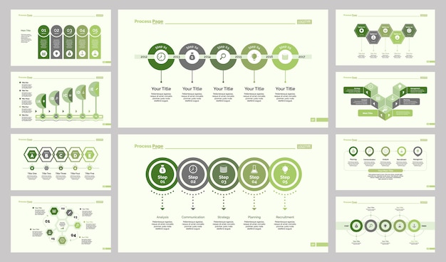 Minimalist Green Infographic with Simple Circle Visuals | Jiffy Designs
