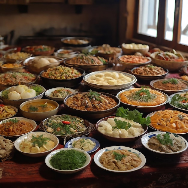 Diverse Spread of Authentic Indian Cuisine: Vibrant Dishes for Every ...