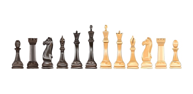 Elegant Chess Pieces Showcasing Diverse Designs and Strategies | Jiffy ...