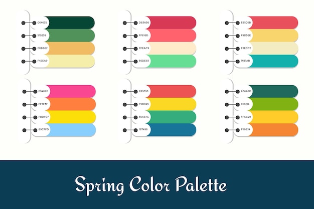 Vibrant Spring Color Palette with Diverse Hues and Tones | Jiffy Designs