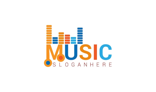 Vibrant Music Visualization with Customizable Slogan | Jiffy Designs
