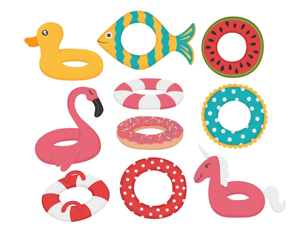 Vibrant Summer Pool Float Collection with Playful Designs | Jiffy Designs