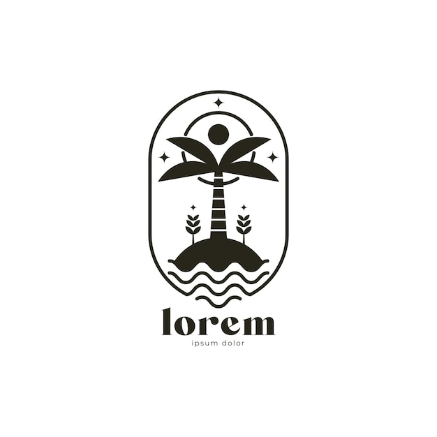 Minimalist Bird Emblem with 'Lorem' Text Illustration | Jiffy Designs