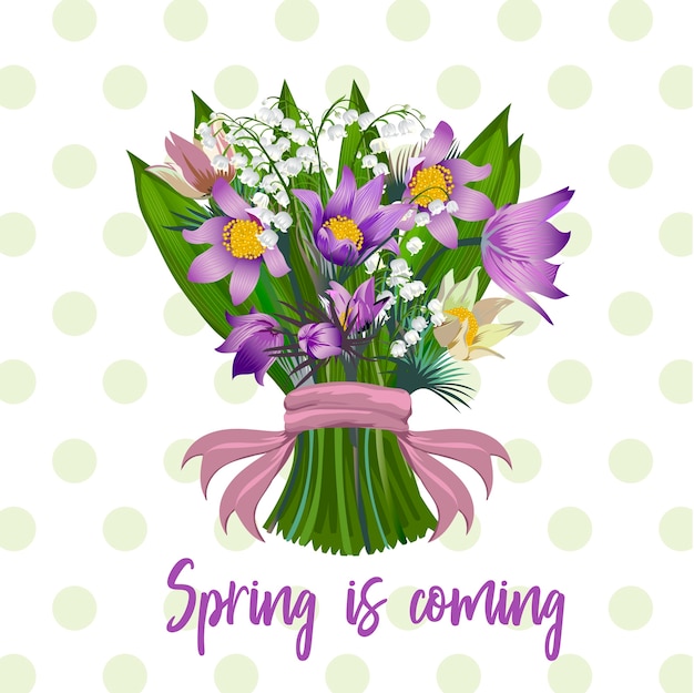Vibrant Spring Flower Bouquet with Handwritten Text | Jiffy Designs