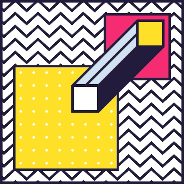 Vibrant Geometric Shapes in Contrasting Patterns | Jiffy Designs