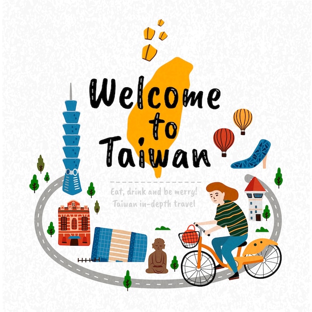 Vibrant Showcase of Taiwan's Iconic Landmarks and Culture | Jiffy Designs