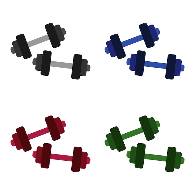 Vibrant Dumbbell Set in Striking Geometric Shapes | Jiffy Designs