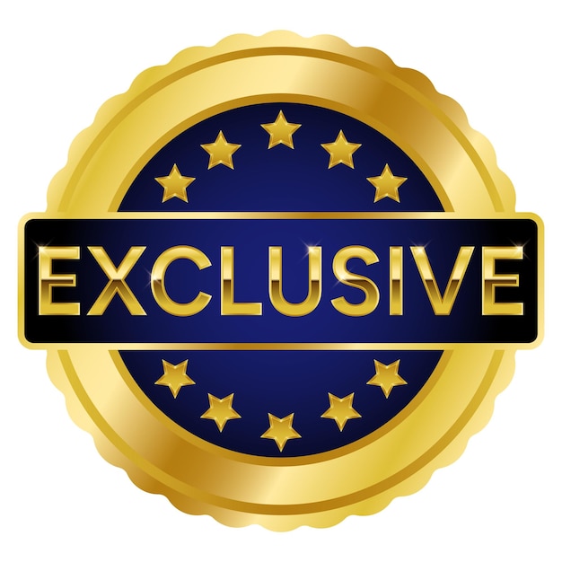 Prestigious Gold Seal with Exclusive Text and Star Accents | Jiffy Designs