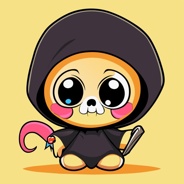Adorable Hooded Cartoon Character in Vibrant Colors | Jiffy Designs