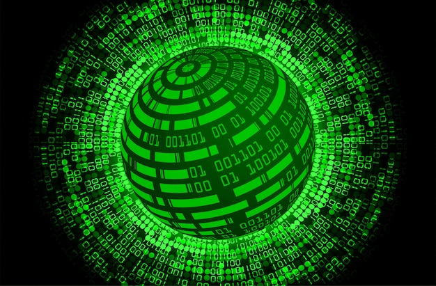 Captivating Digital Sphere of Binary Brilliance | Jiffy Designs