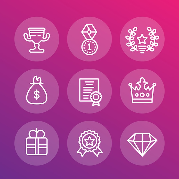 Vibrant Icon Set Showcasing Various Celebratory Symbols | Jiffy Designs