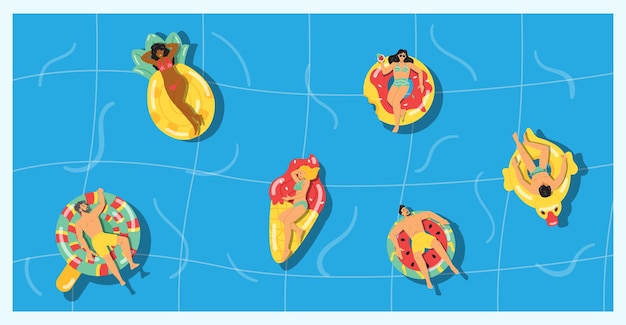 Vibrant Summer Pool Party Collection of Inflatable Floats | Jiffy Designs