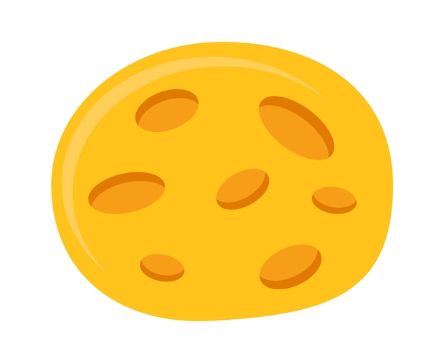 Vibrant Cheese Disc with Distinctive Holes | Jiffy Designs