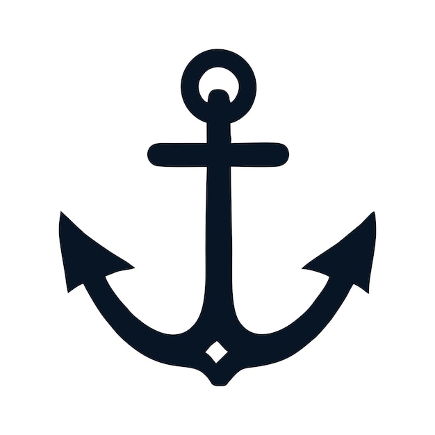 Sturdy Anchor Symbol in Sleek Minimalist Design | Jiffy Designs