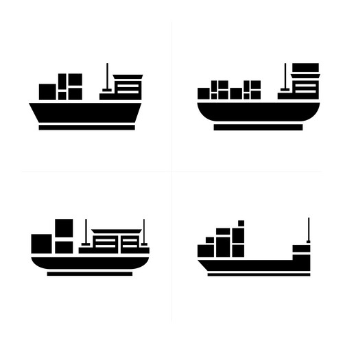 Vector Transport Boat Icons | Jiffy Designs
