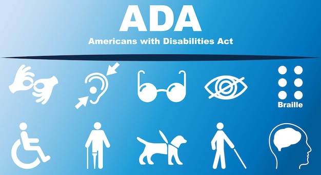 Comprehensive Accessibility Symbols Representing the Americans with ...