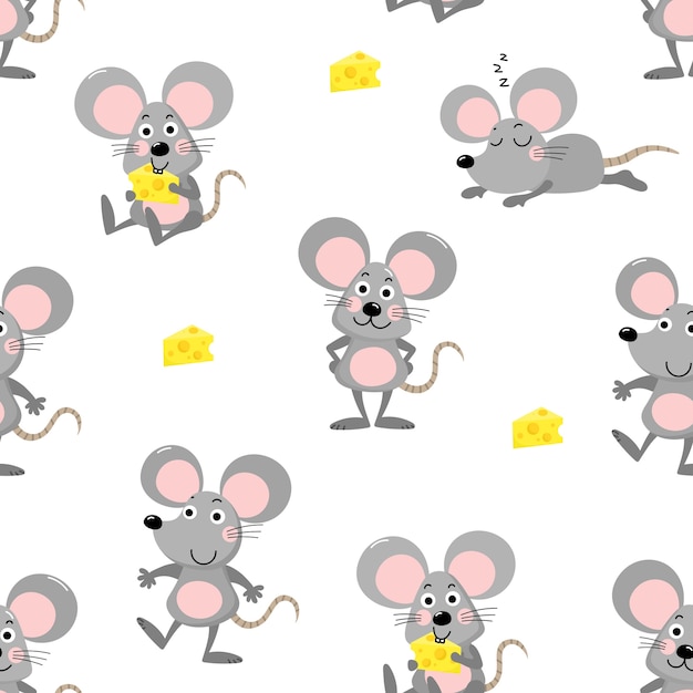 Delightful Collection of Playful Mouse Illustrations | Jiffy Designs