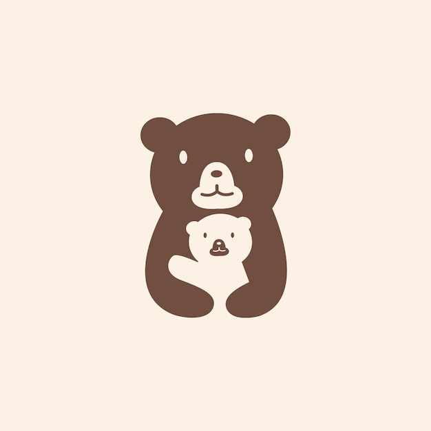 Adorable Bear Duo: A Heartwarming Embrace | Jiffy Designs
