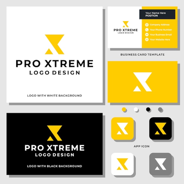 Versatile Pro Xtreme Logo Design Collection with Business Card Template ...