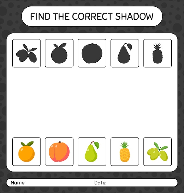 Discover the Matching Fruit Shadows in this Fun Visual Puzzle | Jiffy ...