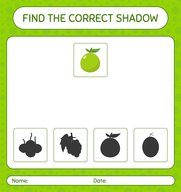 Discover the Matching Apple Shadow in this Fun Activity | Jiffy Designs