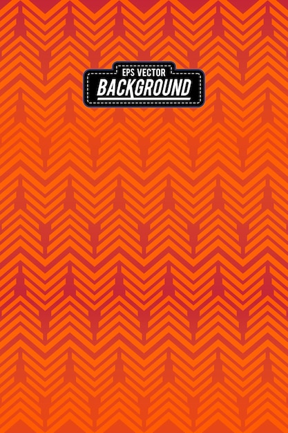 Vibrant Orange Chevron Pattern Background | Jiffy Designs