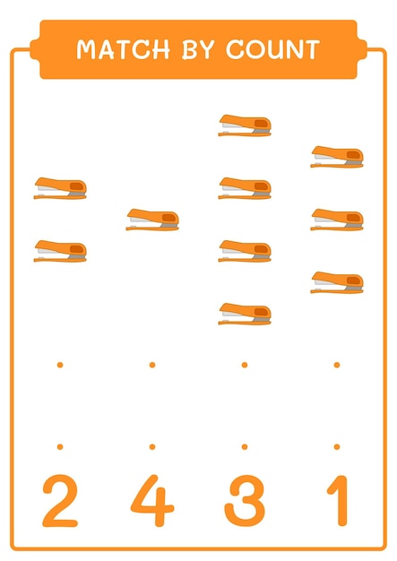 Playful Staple Counting: Match the Staples to the Numbers | Jiffy Designs