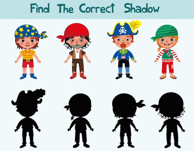 Matching Cartoon Characters to Their Distinct Shadows | Jiffy Designs