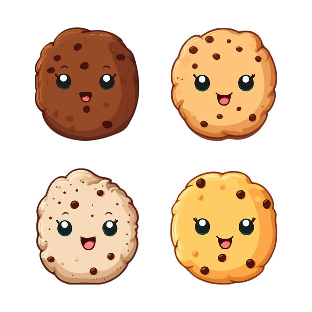 Adorable Collection of Cheerful Chocolate Chip Cookies | Jiffy Designs