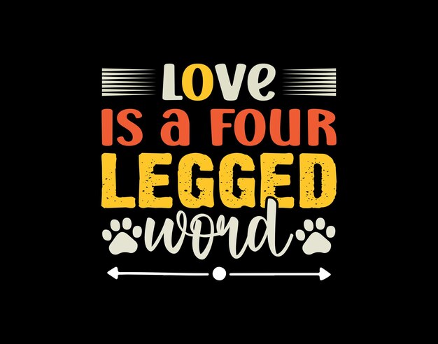 Vibrant Lettering Celebrating the Joy of Four-Legged Companions | Jiffy ...
