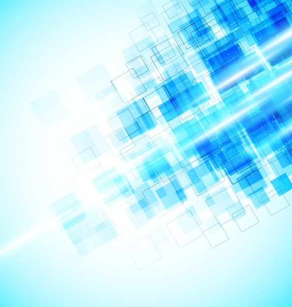 Vibrant Blue and White Geometric Abstract Backdrop | Jiffy Designs