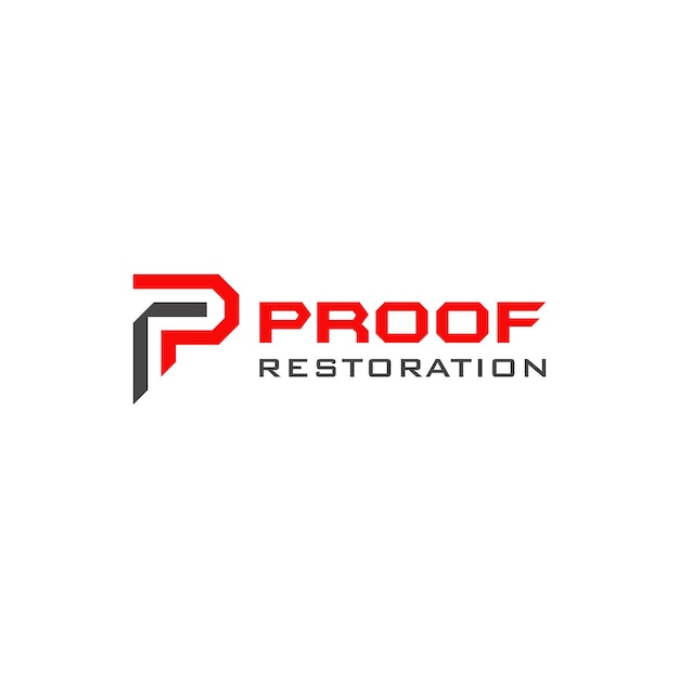 Sleek and Modern Proof Restoration Logo Design | Jiffy Designs