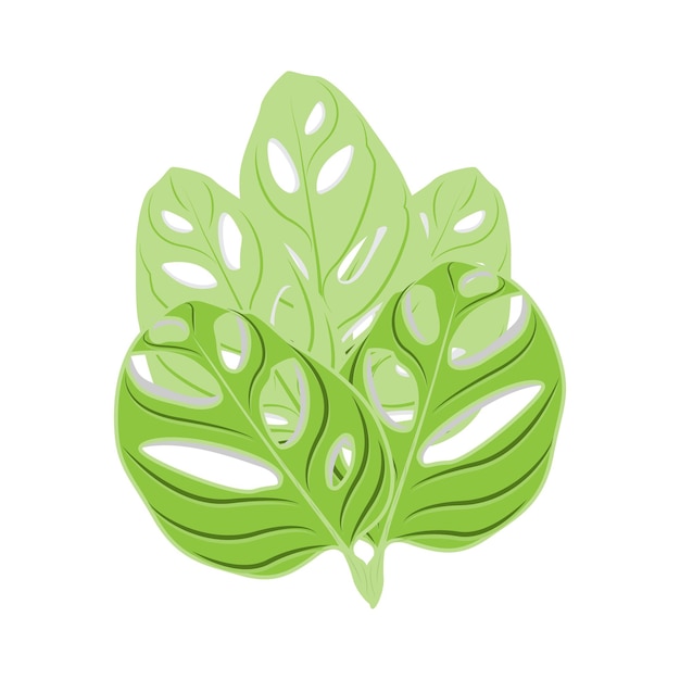 Vibrant Green Leaf Cutout Design | Jiffy Designs