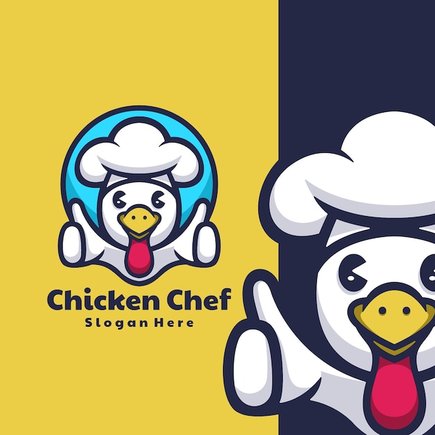 Delightful Chicken Chef Mascot with Vibrant Colors | Jiffy Designs