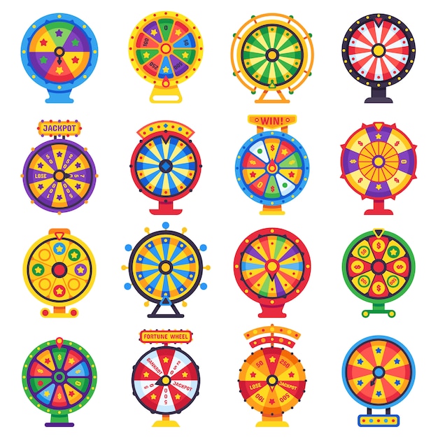 Vibrant Wheel of Fortune Collection: Diverse Designs for Versatile ...