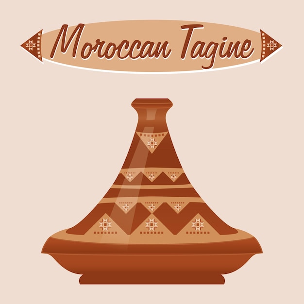 Rustic Moroccan Tagine with Intricate Geometric Patterns | Jiffy Designs