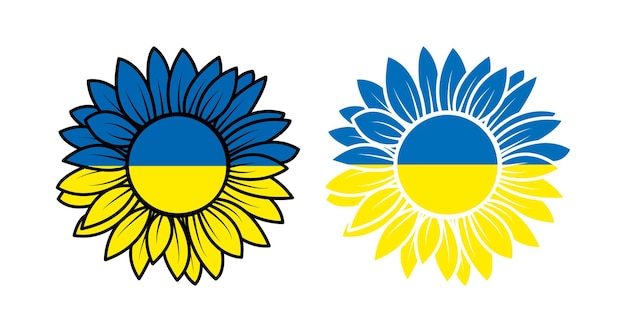 Vibrant Ukrainian Sunflower Illustrations | Jiffy Designs