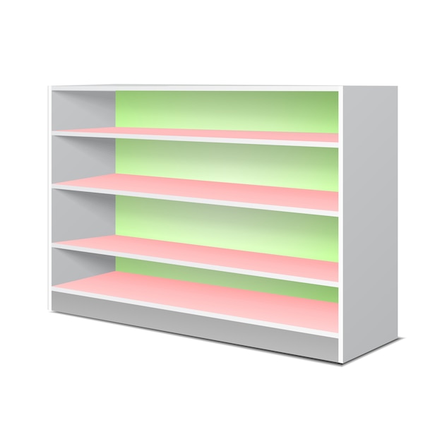 Vibrant Shelving Unit with Pastel Colored Shelves | Jiffy Designs